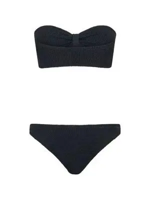 Hunza G Textured Jean Bikini - Black
