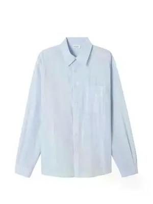 American Vintage Eluabird Striped Patch-pocket Cotton Shirt