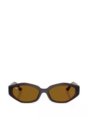 Ray-ban Geometric-frame Sunglasses - Brown
