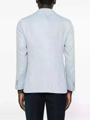 Tagliatore Logo-pin Blazer - Blue