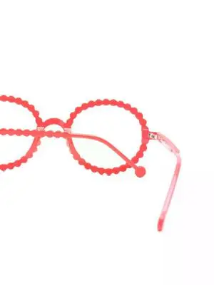 L.A. EYEWORKS Round Frame Eyeglasses