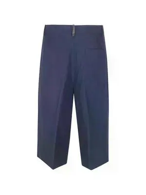 Fabiana Filippi Pleated Wide-leg Cropped Trousers