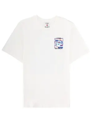 Casablanca T-shirt With Print - White