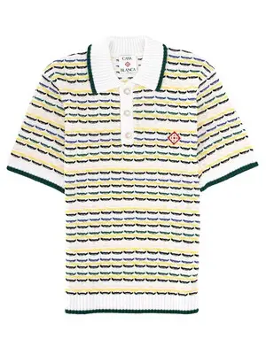Casablanca Knitted Polo - Multicolour