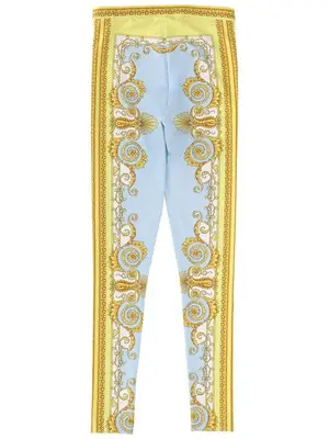 Versace Leggings With "baroque" Print