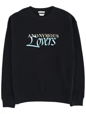 JW Anderson Anonymous Lovers" Sweatshirt - Black