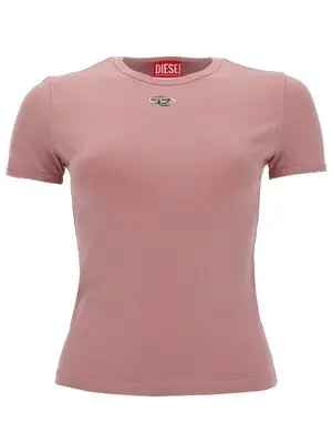DIESEL T-shirt "t-uncutieslong-od - Pink