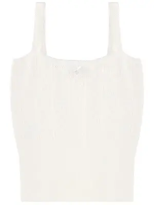 JW Anderson Top With Bow - White