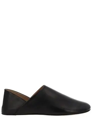 JW Anderson Leather Slipper Shoe - Black