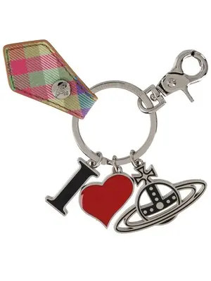 VIVIENNE WESTWOOD I Love Orb" Keychain - Multicolour