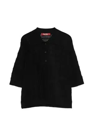 Max Mara Buttoned Polo Top