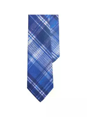 Polo Ralph Lauren Plaid-pattern Tie - Blue