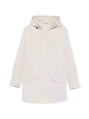 PROFUOMO Hooded Parka Coat - Neutrals