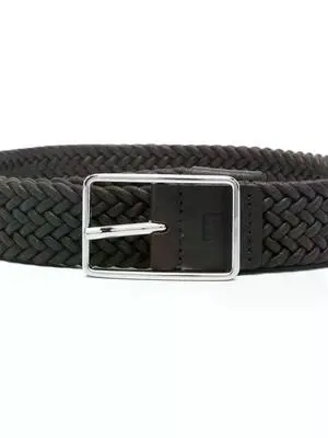 Corneliani Braided Buckle Belt