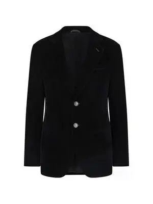 Giorgio Armani Single-breasted Blazer - Black