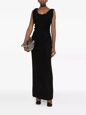 VIVIENNE WESTWOOD Ginnie Amber Draped Maxi Dress