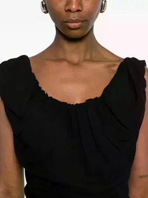 VIVIENNE WESTWOOD Ginnie Amber Draped Maxi Dress