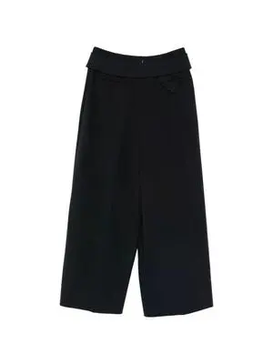 Dorothee Schumacher Belted Wide Leg Cropped Trousers