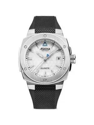 ALPINA Solarmetre Stainless Steel 38.90mm Watch - White