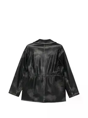 Dorothee Schumacher Sleek Statement Pocket Leather Jacket