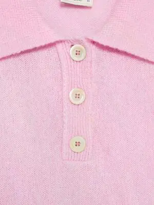 Incentive! Cashmere Button Polo Sweater