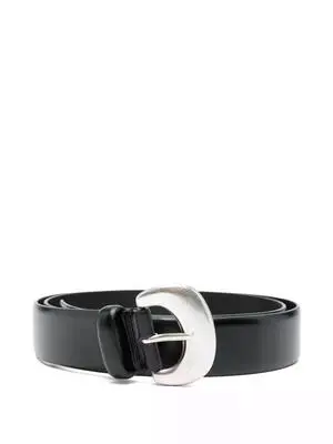 Ba&sh Centure Brad Crescent Buckle Belt - Black