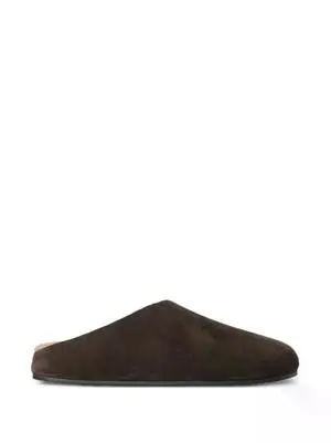 THE ROW Hudson Leather Mules