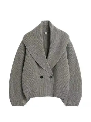 TOTEME Shawl Collar Button Cardigan