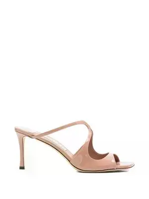 JIMMY CHOO Patent Leather Sandals - Neutrals