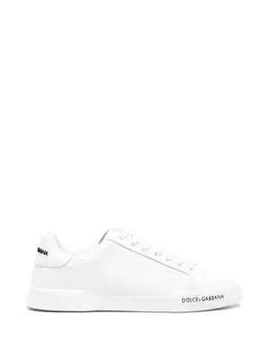 Dolce & Gabbana Logo Lace-up Sneakers - White