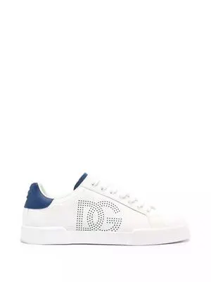 Dolce & Gabbana Leather Sneakers - White