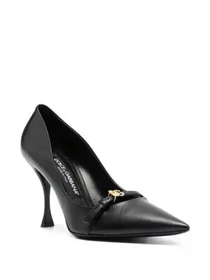 Dolce & Gabbana 90mm Leather Pointed-toe Pumps