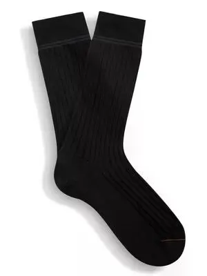 Zegna Cotton Socks - Black