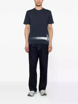 C.P. COMPANY 24/1 Jersey Short-sleeve Bottom Logo T-shirt