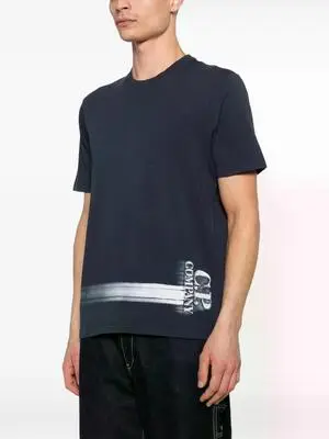C.P. COMPANY 24/1 Jersey Short-sleeve Bottom Logo T-shirt