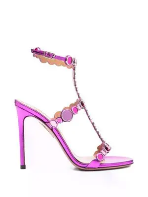 AQUAZZURA Embellished Sandals - Pink