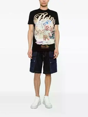 Philipp Plein Teddy-print T-shirt - Black
