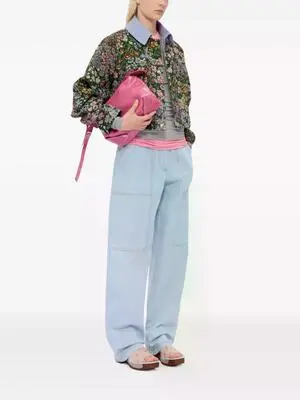 MSGM Floral Collared Jacket