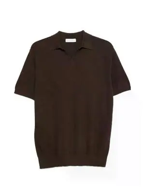 Boglioli V-neck T-shirt - Brown