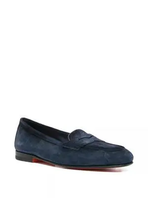 Santoni Carla Suede Loafers