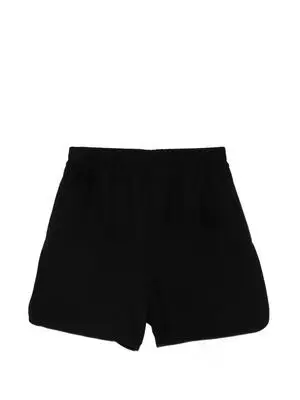 Emporio Armani Patterned Track Shorts - Black