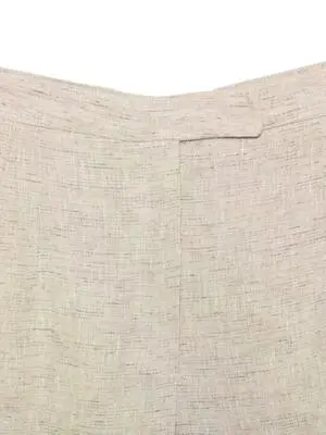 Emporio Armani Concealed-fastening Trousers - Neutrals
