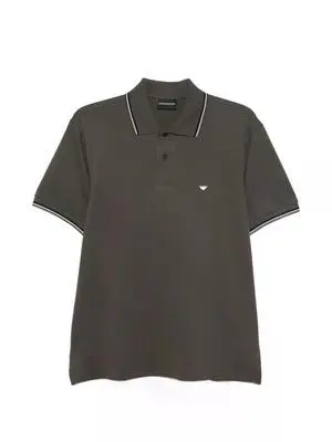 Emporio Armani Buttoned Polo Shirt - Grey