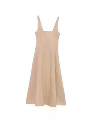 TWINSET Panelled Midi Dress - Neutrals