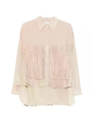 ALYSI Fringed Shirt