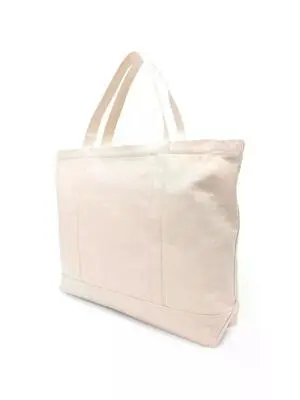 Maison Kitsuné Fox-logo Tote Bag - Neutrals