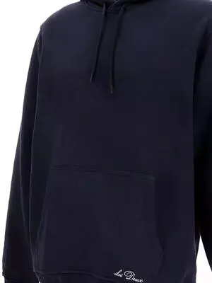 LES DEUX Graphic-print Hoodie - Blue