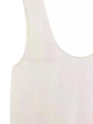 ALYSI Tie-front Cropped Tank Top