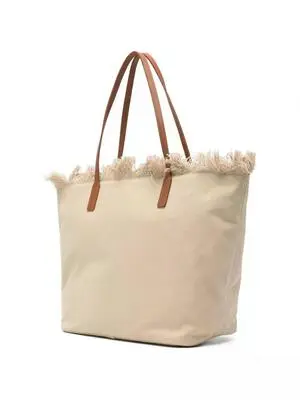 MC2 SAINT BARTH City Fringed Tote - Neutrals