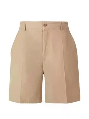 Moncler Seersucker Shorts - Neutrals